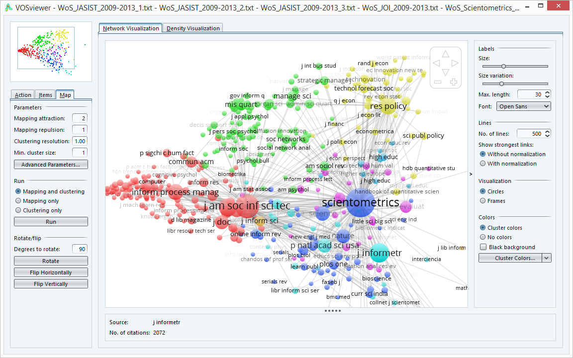 VOSviewer - Visualizing scientific landscapes